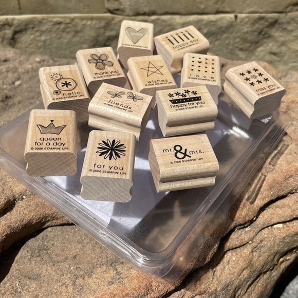 Stampin' Up! | Office | Stampin Up Ink Stamp Set 2 Taggers Dozen Love ...